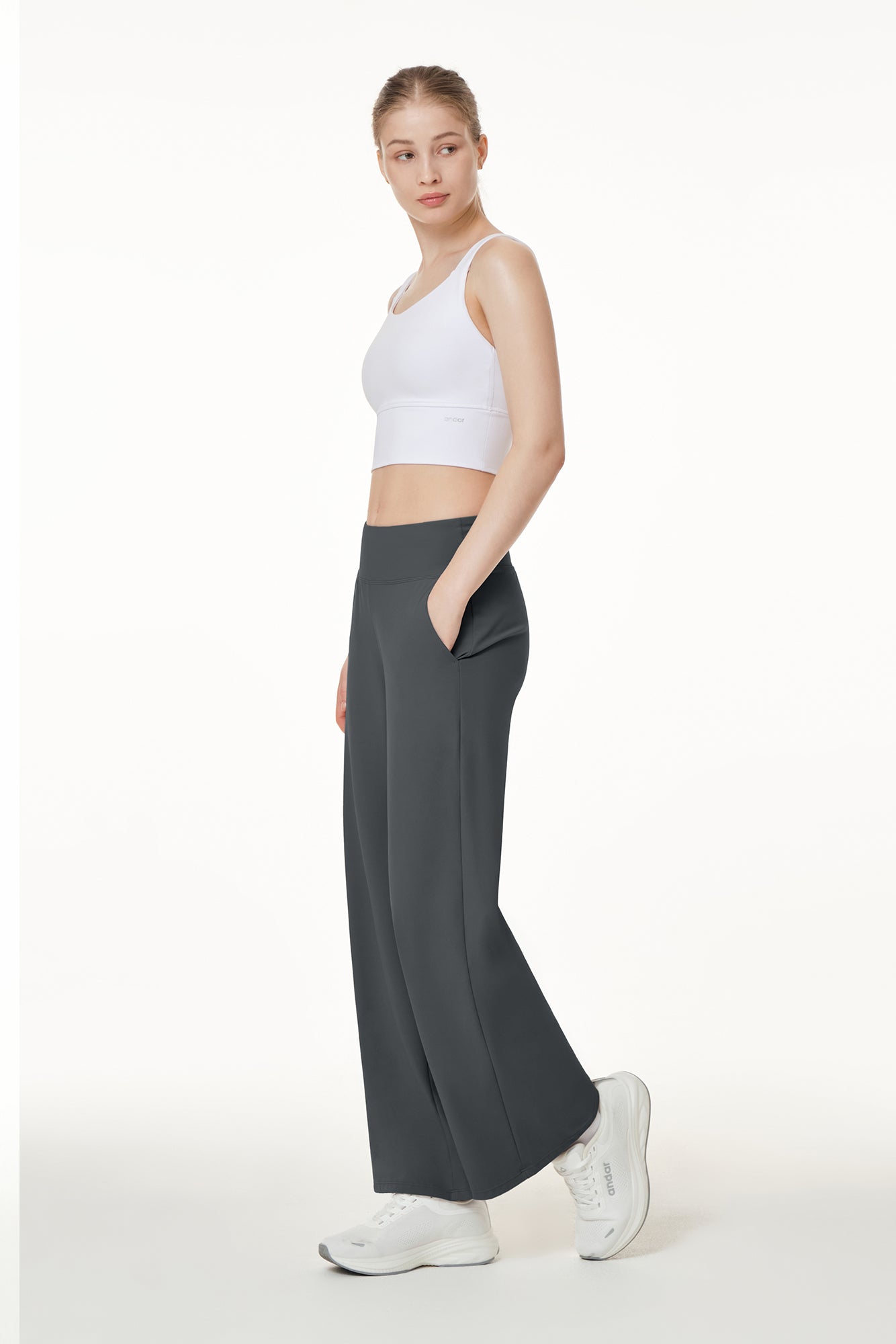 [2 SET] Airy Fit Wide Pants & Airywin Wide Pants – andar